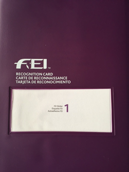 FEI Horse Passport/Recognition Card Replacement